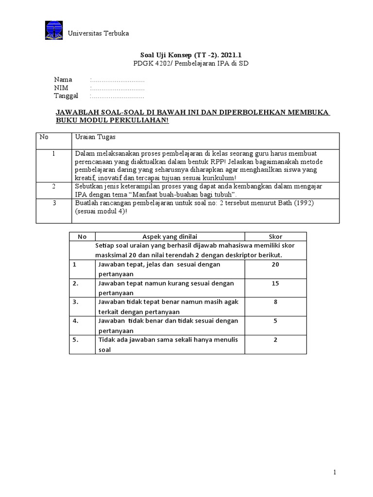 Tugas - 2 PDGK 4202 | PDF | Karier & Perkembangan