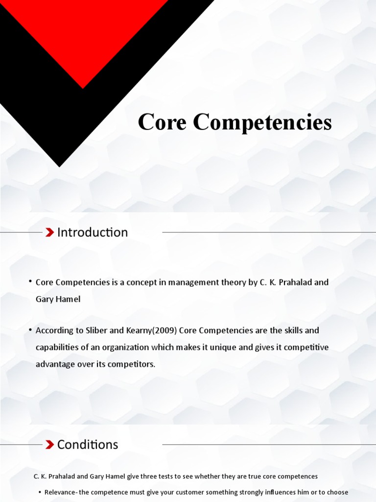 Executive Summary - The Core Competencies | PDF | Competence (Human ...