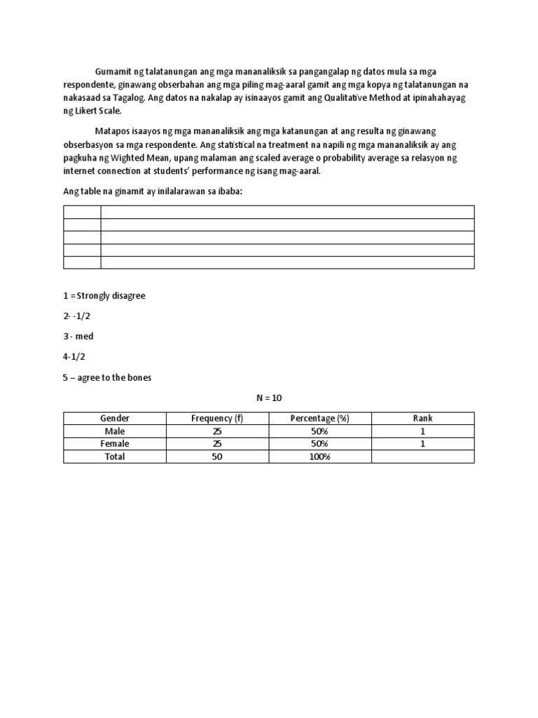 Istatistikal NG Tritment | PDF