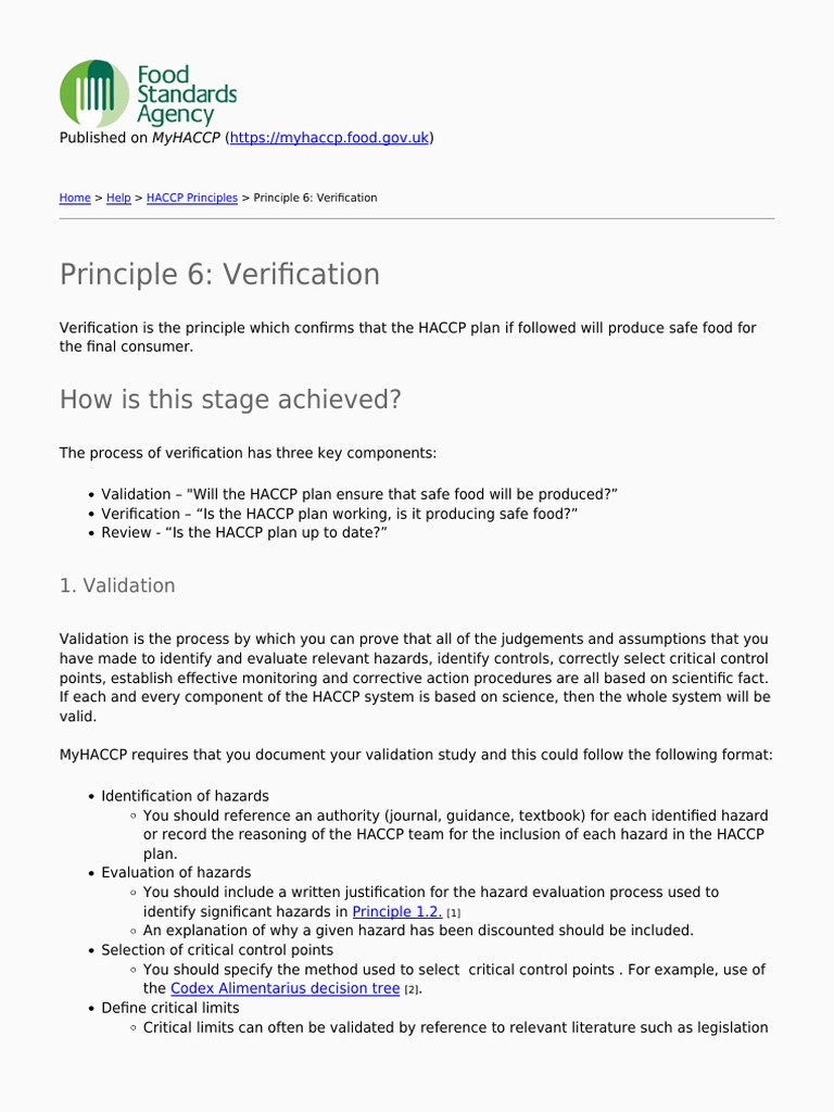 Principle 6: Verification: How Is This Stage Achieved? | PDF | Verification And Validation ...
