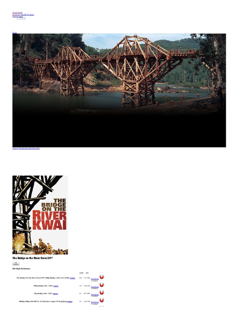 The Bridge On The River Kwai (1957) Torrents - Torrent Butler | PDF ...