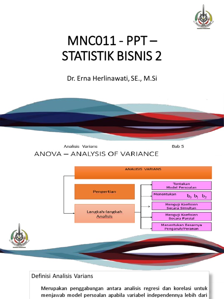 Bab 5-Anova-1 | PDF