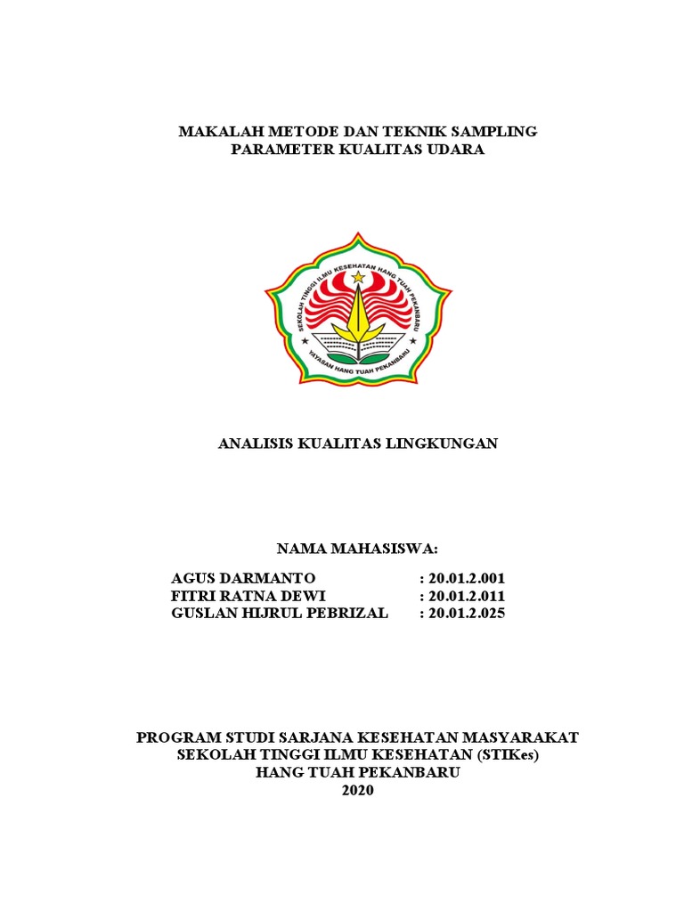 Revisi Makalah Pengambilan Titik Sampling Udara | PDF