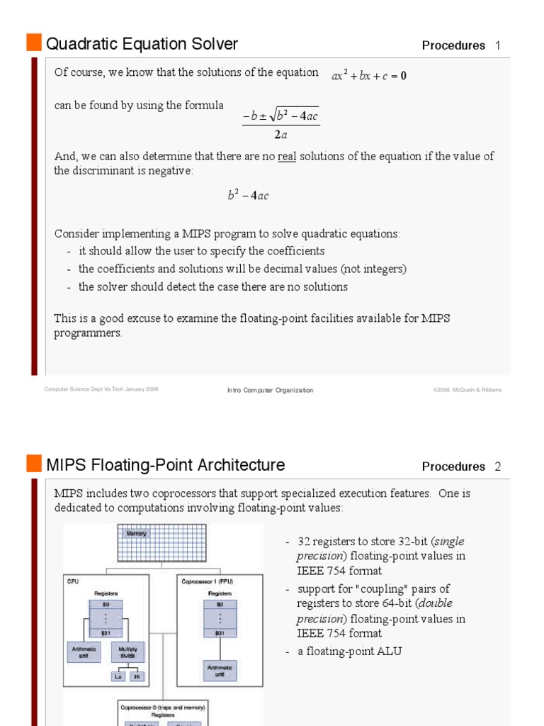 Quadratic Equation Solver!: C BX Ax Ac B B | PDF | 64 Bit Computing ...