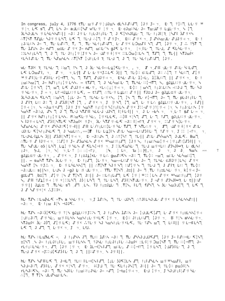 THE ENTIRE DECLARATION OF INDEPENDENCE IN MINECRAFT ENCHANTMENT TABLE ...