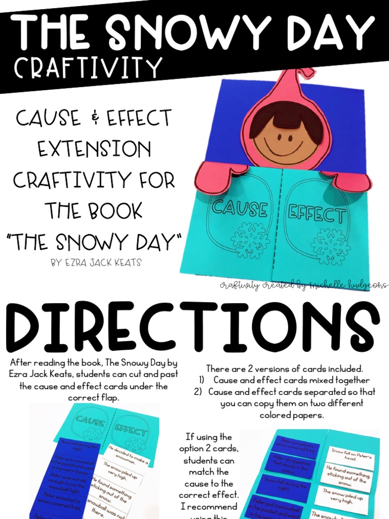 Snowy Day Cause and Effect Activity | PDF