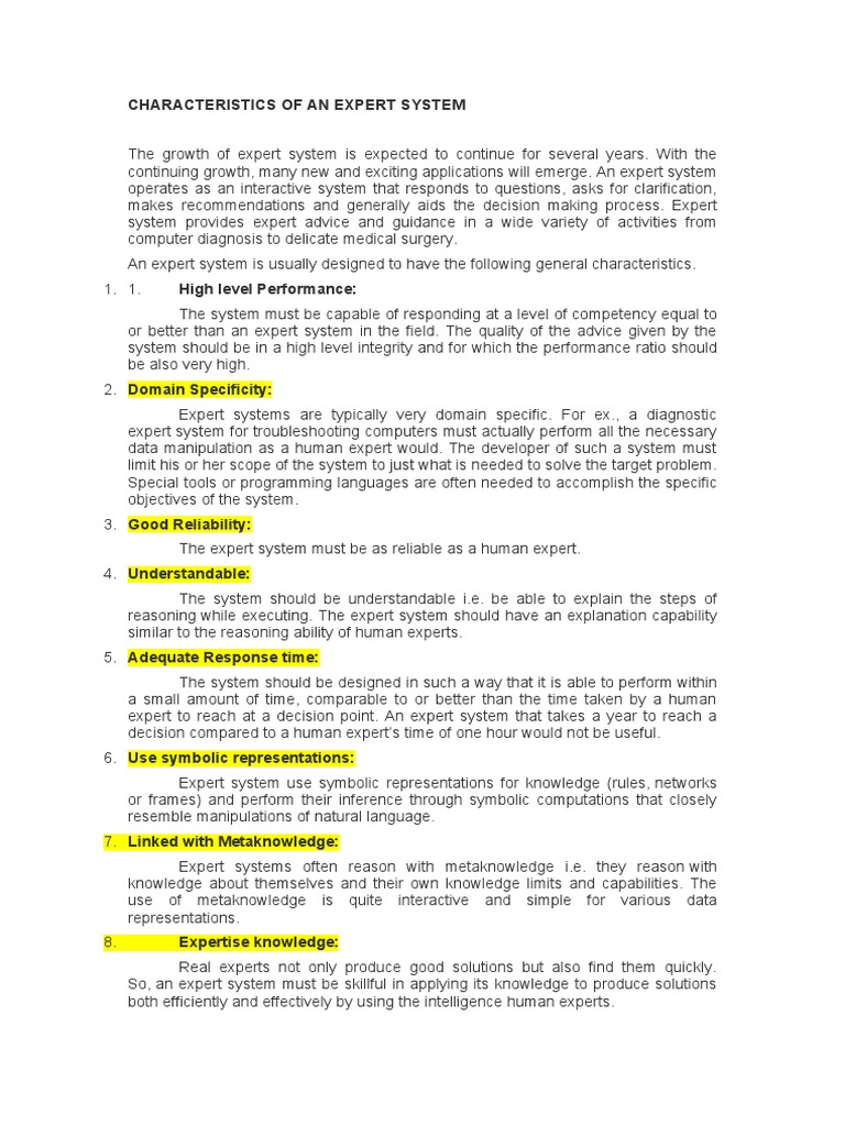 Expert System and ESS | PDF | Expert | Computer Programming