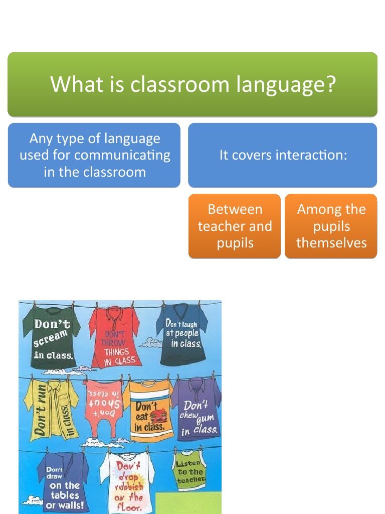 Classroom Language | PDF | Teachers | Communication