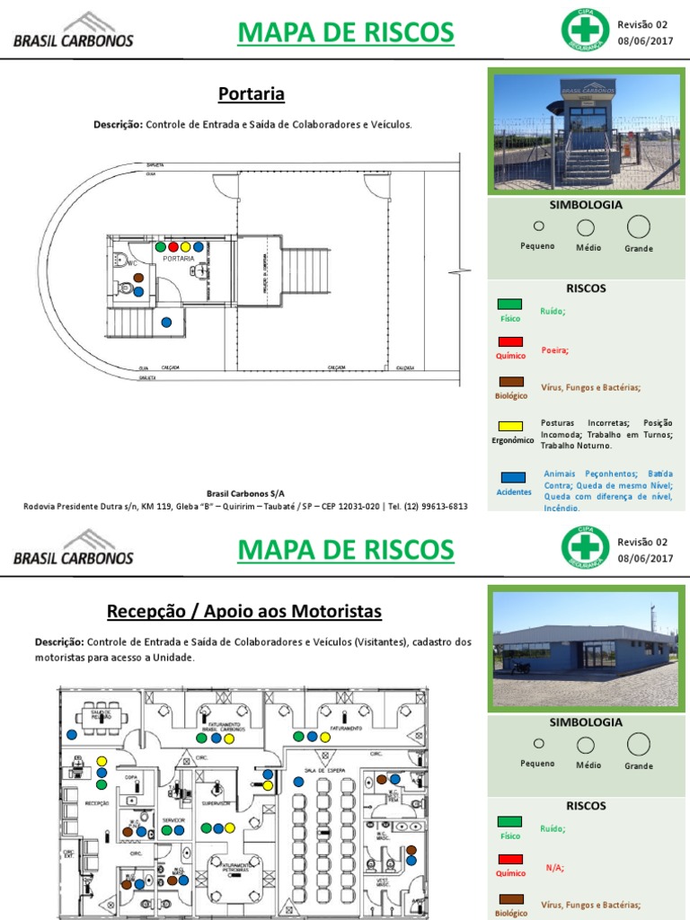 Mapa de Risco CIPA Gestão | PDF | Laboratórios | Queimadura