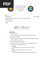 Daily Lesson Plan SCIENCE 4 WEEK 3 | PDF | Leaf | Plants