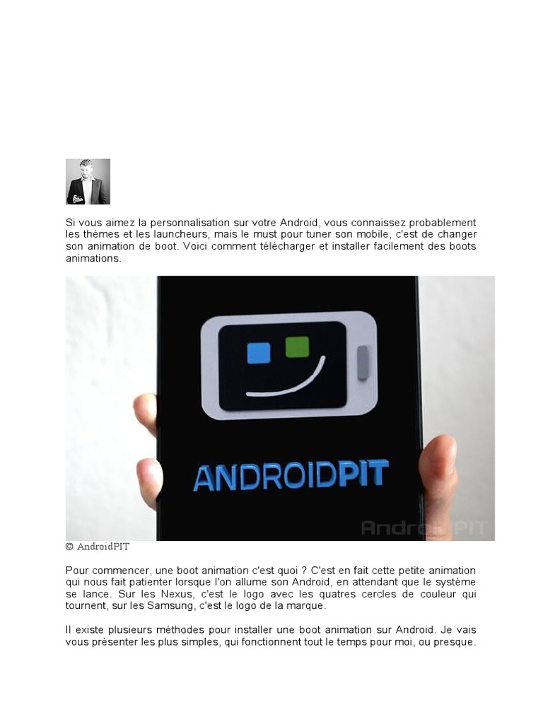 Télécharger Et Installer Une Boot Animation Sur Android | PDF | Android (Système d'exploitation ...