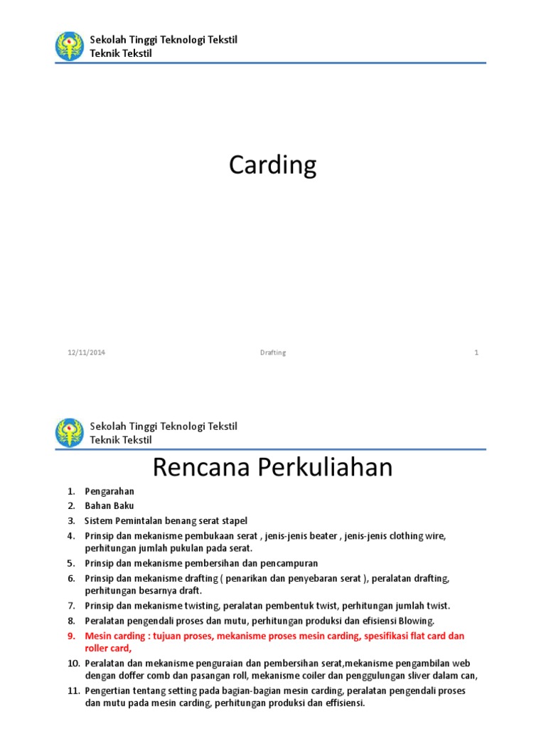 Carding | PDF