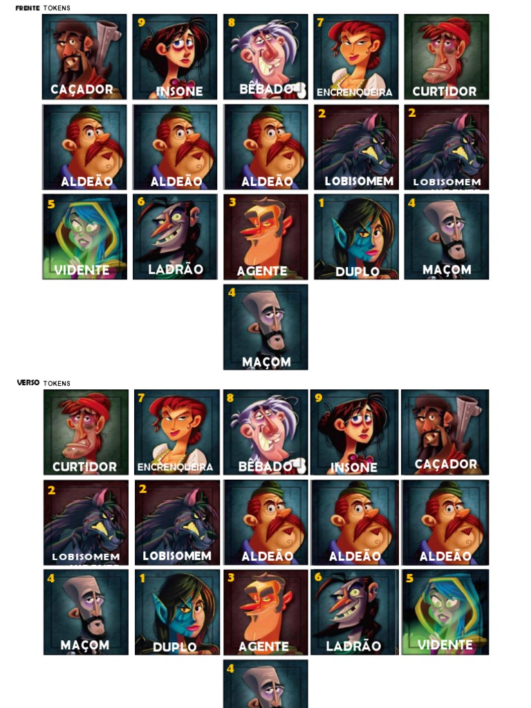 (PT) One Night Ultimate W One Night Ultimate Werewolf Tokens | PDF