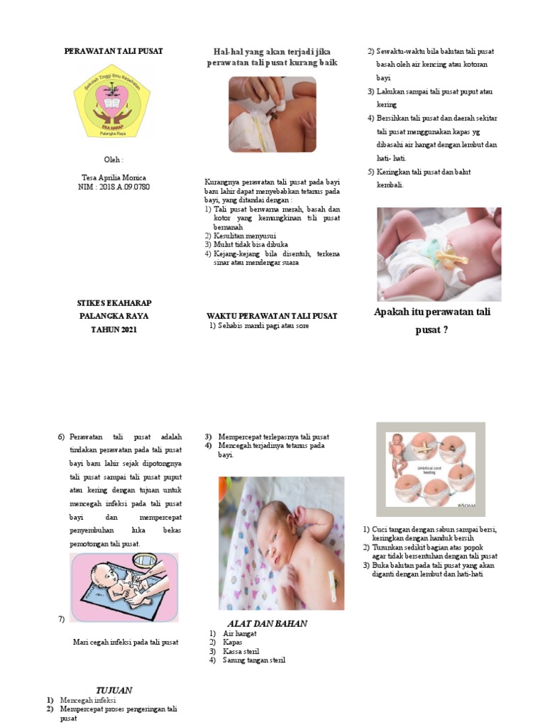 Perawatan Tali Pusat Bayi Baru Lahir | PDF