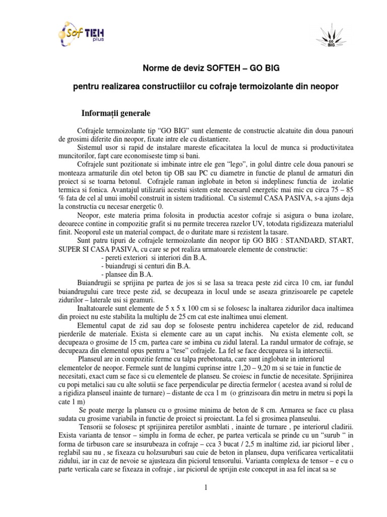 Norme Deviz Go Big | PDF