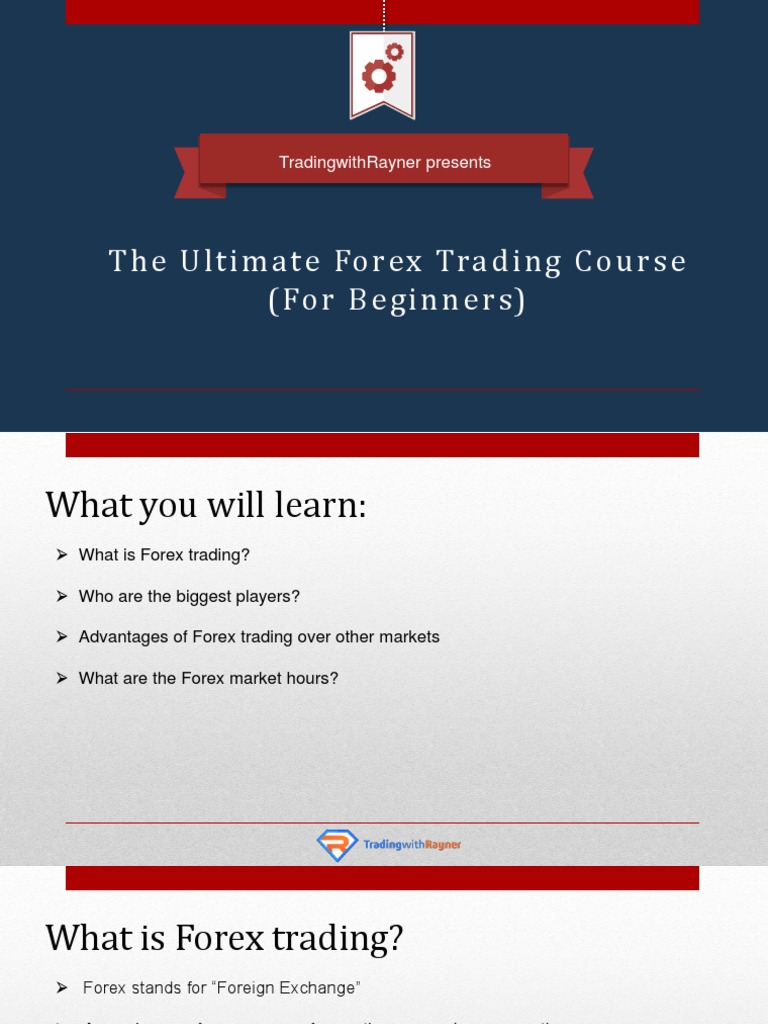 The Ultimate Forex Trading Course (For Beginners) | PDF | Order ...