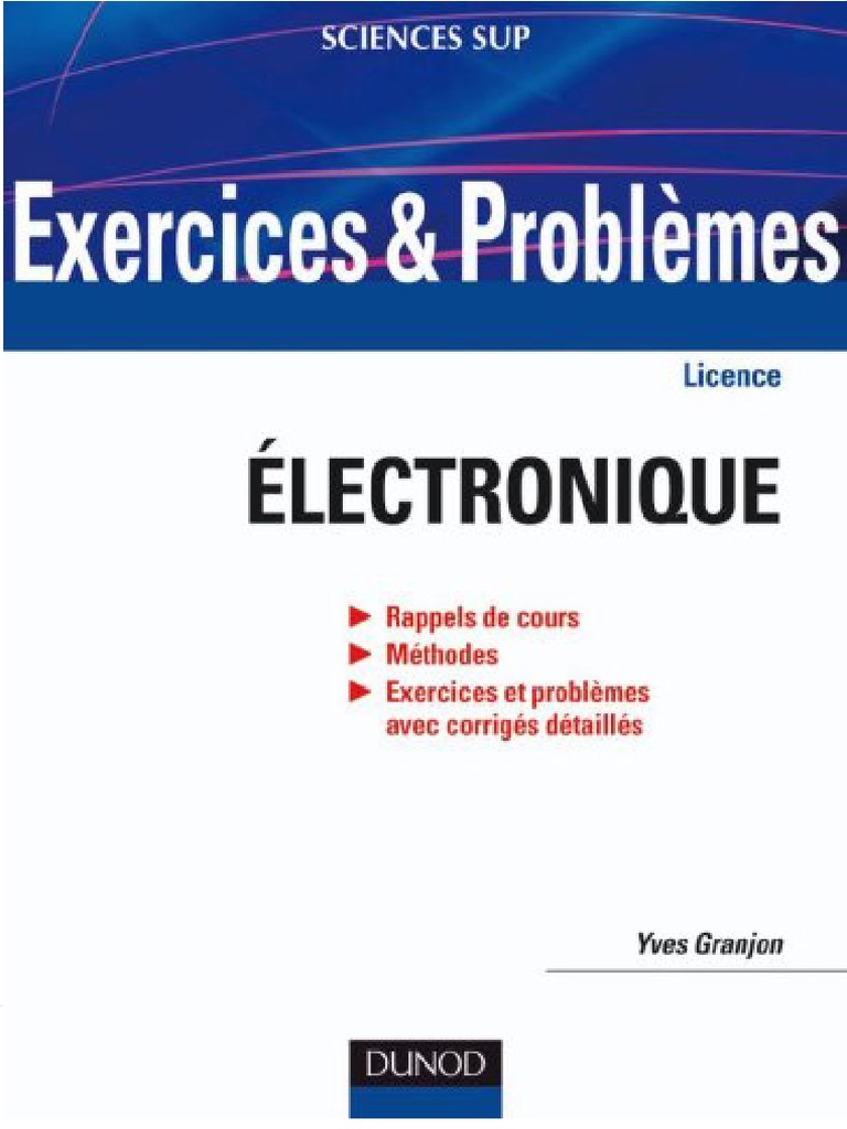 03-Exercices Et Problemes D-Electronique | PDF