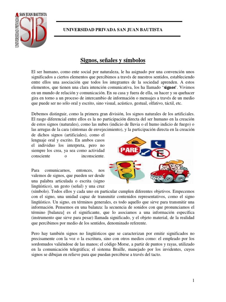 Signos y Simbolos | PDF | Los símbolos | Comunicación