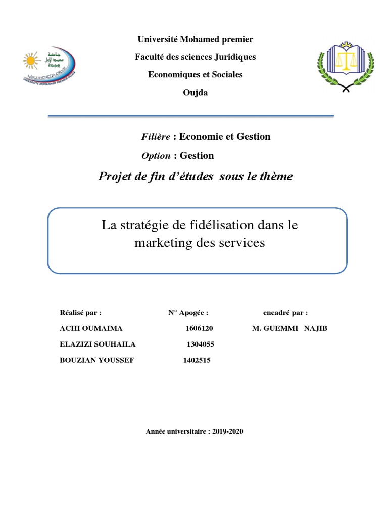 Pfe Youssef | PDF | Gestion de la relation client | Marque