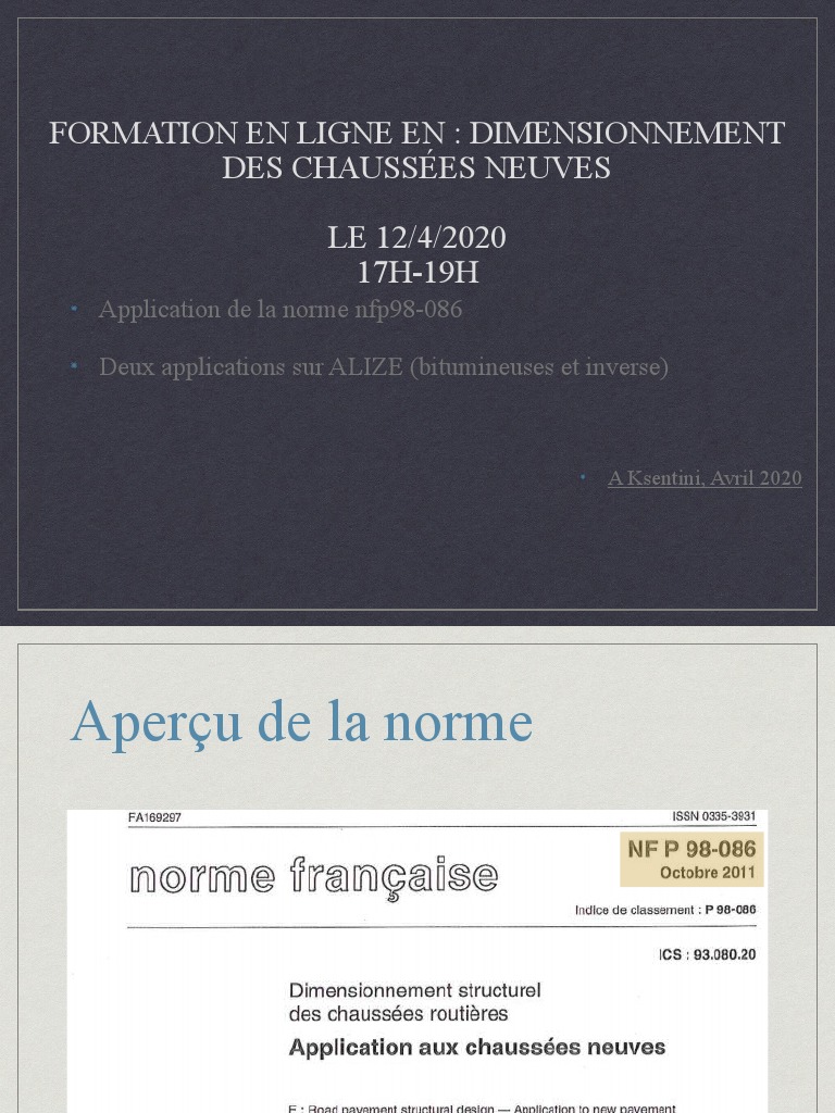 présentation 98 086 | PDF | Module de Young | Béton