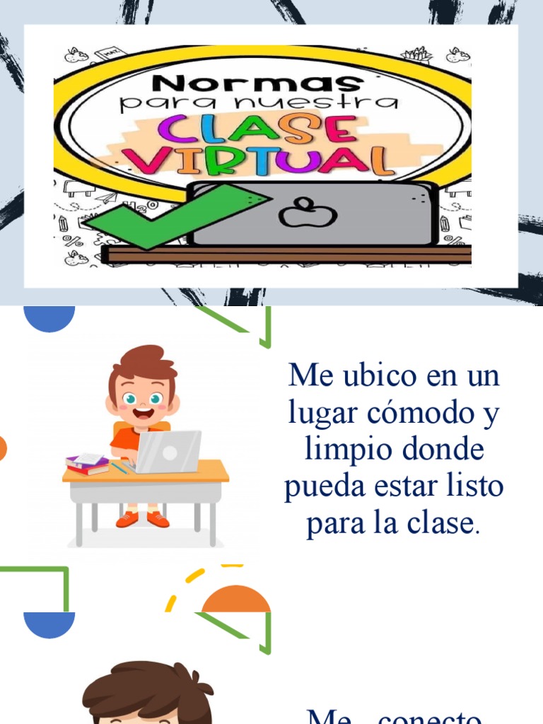 Reglas Del Aula de Clase Virtual | PDF