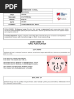 English Task 3 - Year 6 Newspaper Article | PDF | Punctuation | Orthography