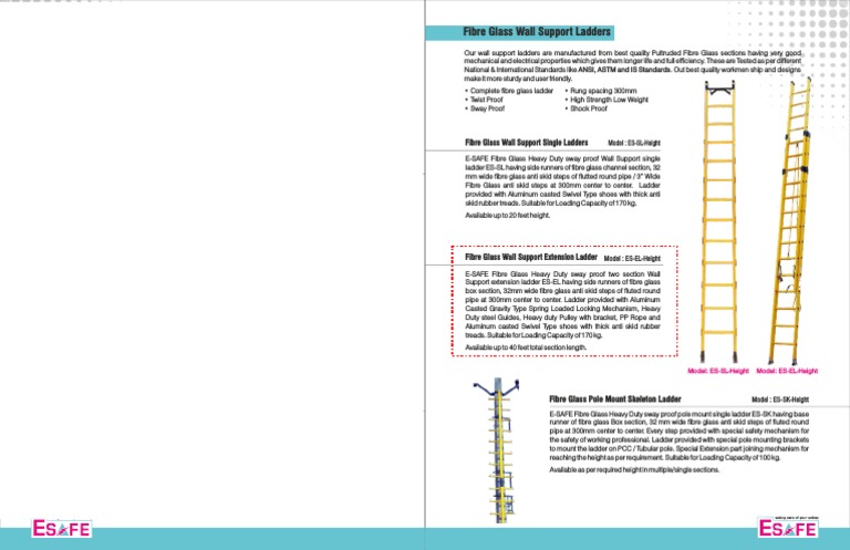 Technical Specification For FRP Ladder | PDF | Ladder | Fibre ...