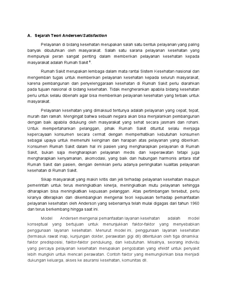 Teori Anderson | PDF