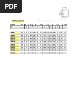 UPN Section Properties and Dimensions | PDF | Technology & Engineering