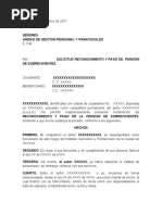 Carta Solicitud Pensional | PDF