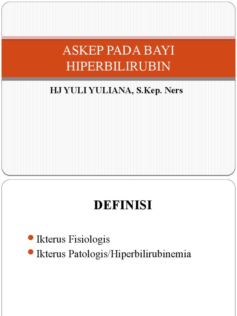 Askep Pada Bayi Hiperbilirubin | PDF