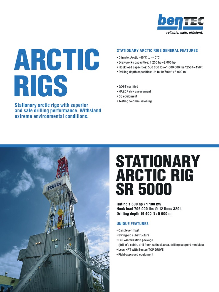 Stationary Arctic Rigs Withstand Extreme Cold For Safe Drilling | PDF ...