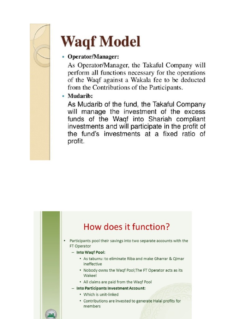 Presentation1 Wakf Pool PPT 1 | PDF | Finance & Money Management ...
