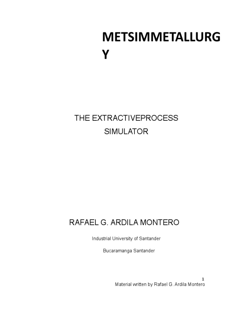 METSIM | PDF | Apl (Programming Language) | Simulation