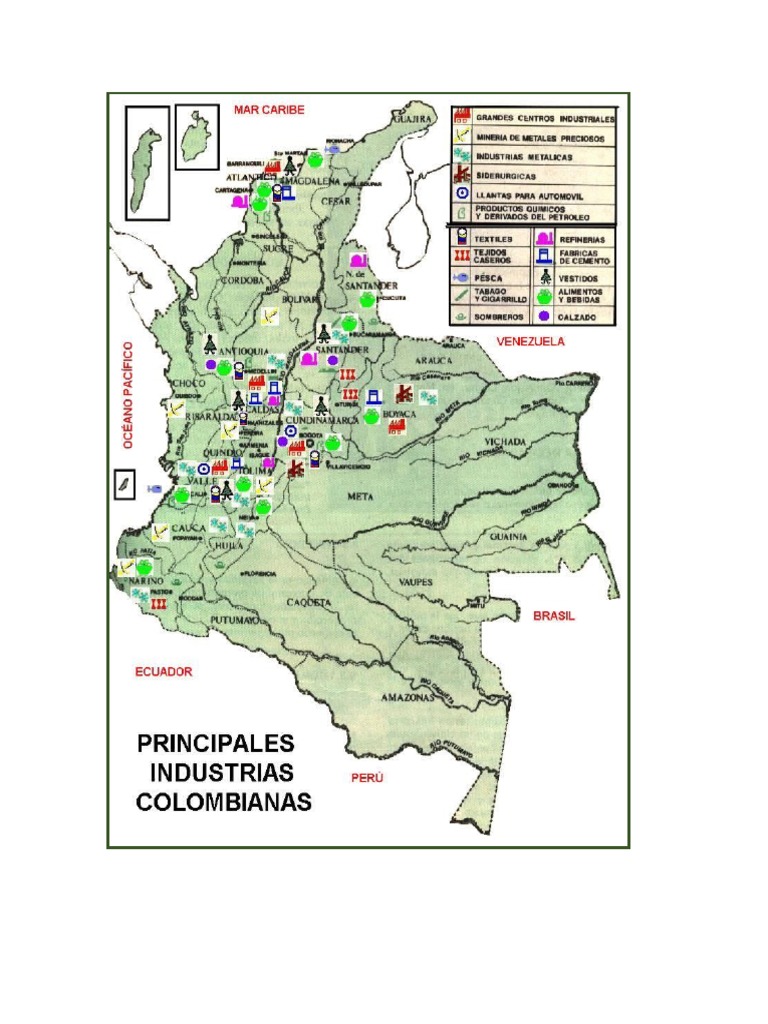 Mapa Economia de Colombia | PDF