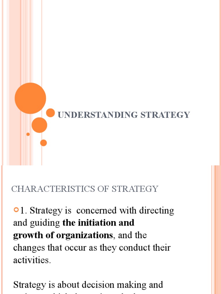 Understanding Strategy-7 | PDF | Strategic Management | Policy