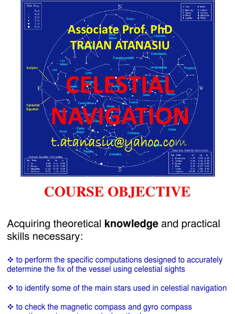 Celestial Navigation Slides | PDF | Solar System | Planets
