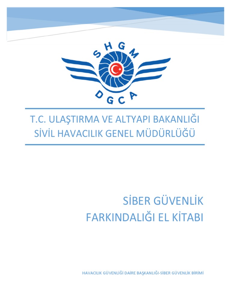 SHGM Bilgi Guvenligi El Kitabi | PDF