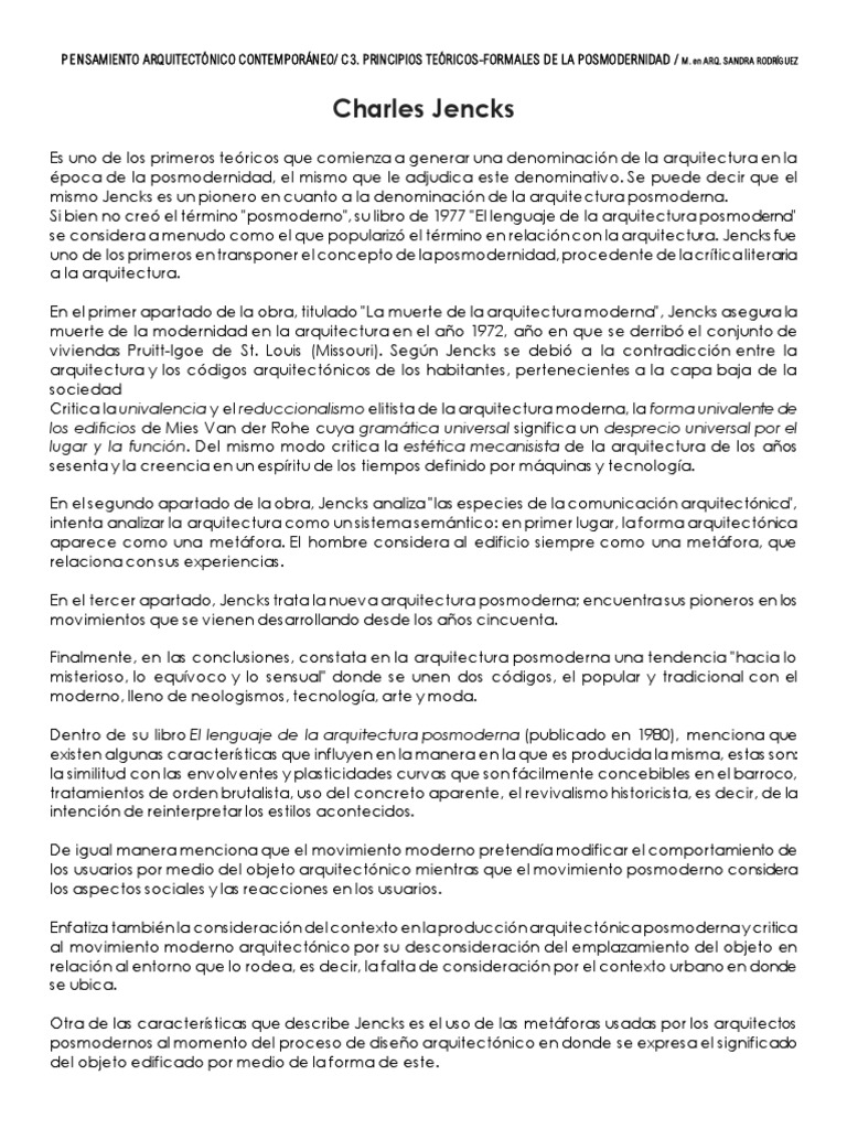 9 +charles+jenks | PDF | Estética | Artes (general)