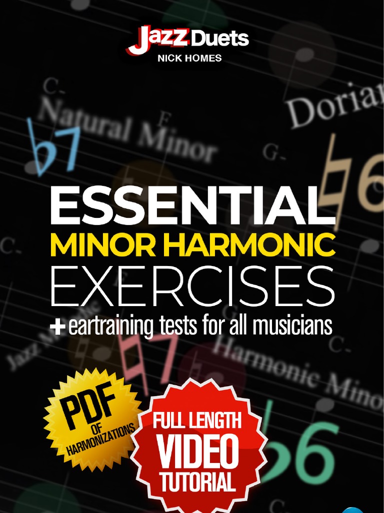 Essential Minor Harmonic Exercises | PDF | Minor Scale | Harmony