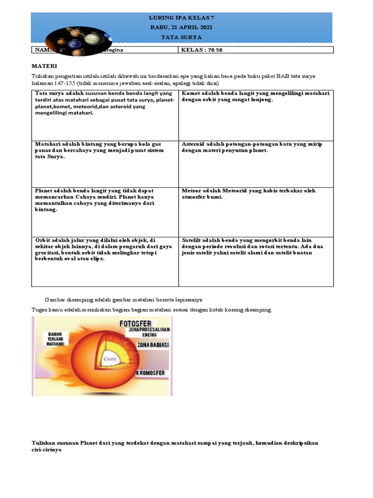 LKPD Ipa Kelas 7 | PDF