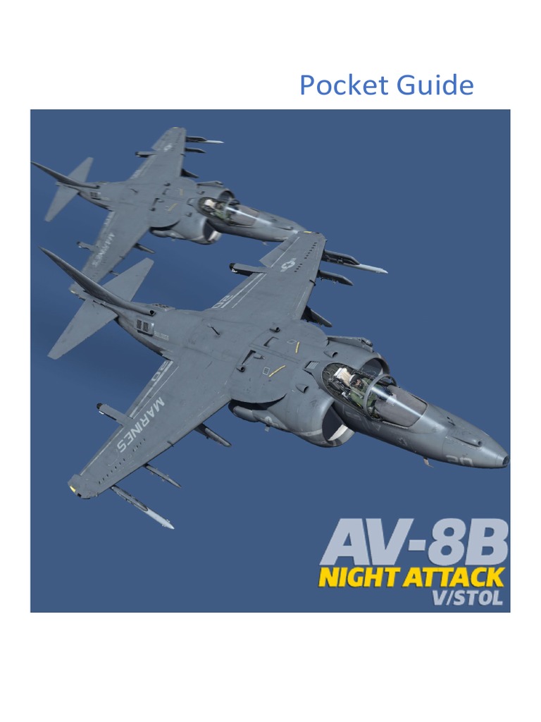 AV8BNA McDonnell Douglas AV-8B Harrier II DCS World 2021 | PDF ...