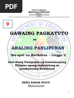 Module 1 - Ap9 - Fourth Quarter | PDF