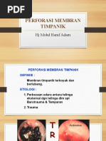 Klasifikasi dan Tatalaksana Perforasi TM | PDF