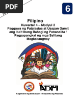 Lesson Exemplar in Filipino 6 (Panlapi) | PDF