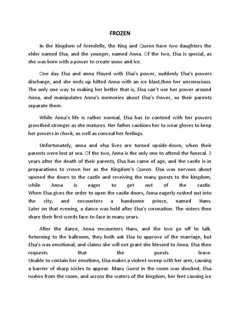 (Story) Frozen | PDF