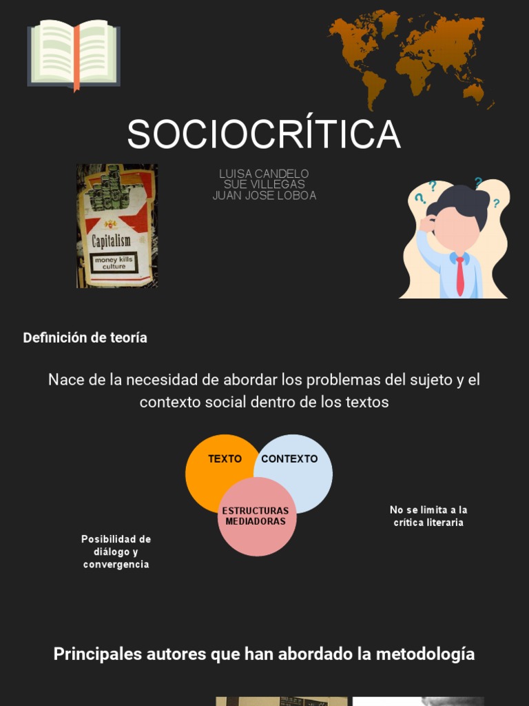 Definición y Metodología de la Sociocrítica | PDF