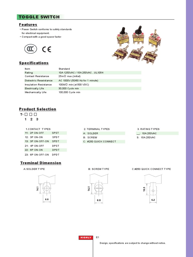 Electrical - Cara Baca Kode Toggle Switch | PDF