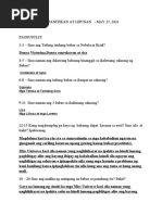 Filipino Character Portrayal Script | PDF