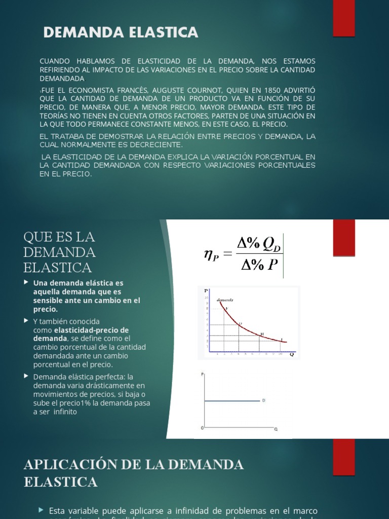 Demanda Elastica 1 | PDF | Elasticidad (economía) | Oferta y demanda